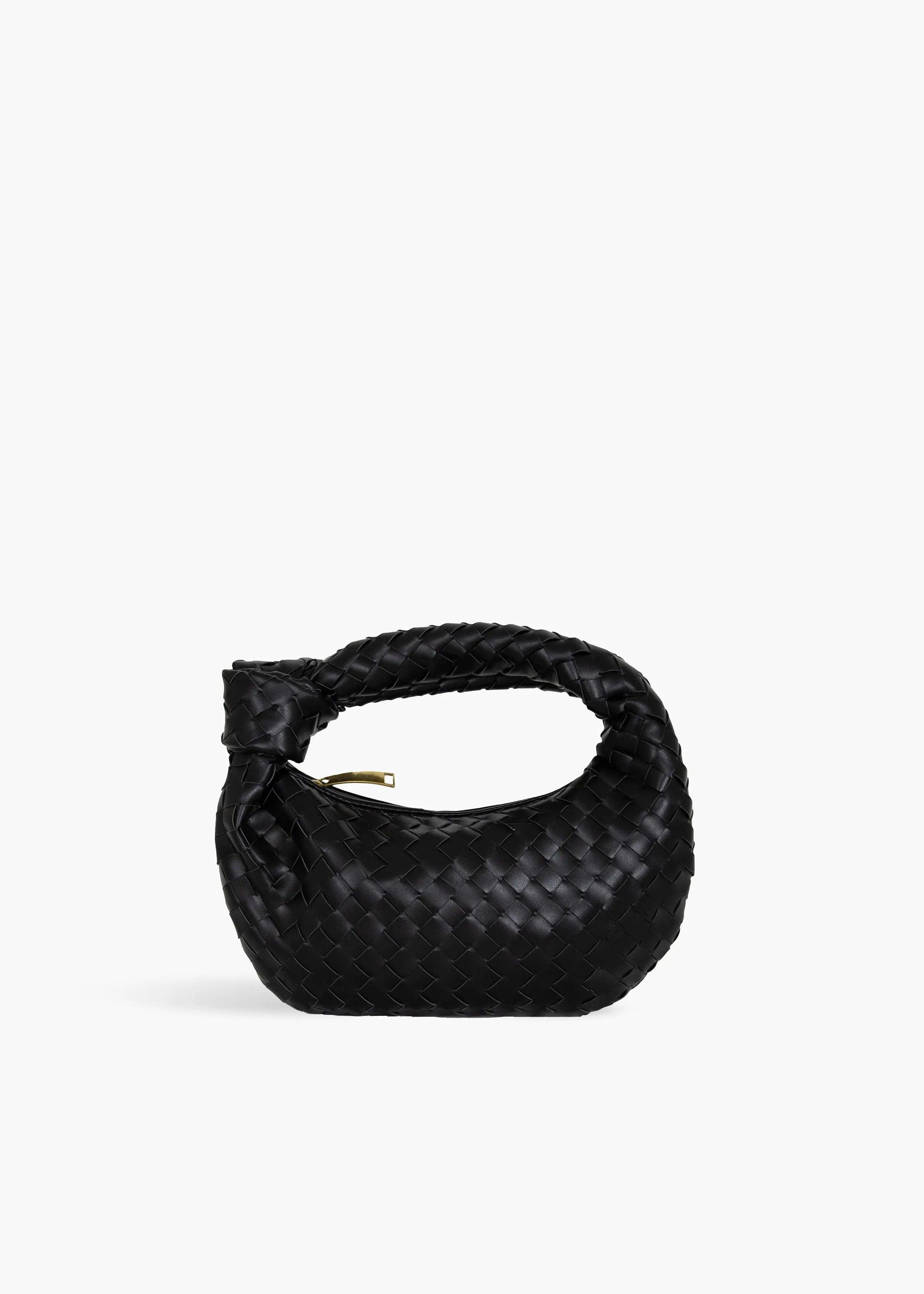 Soft Hobo Bag Black – Woven Hobo Bag | Ludèer Official